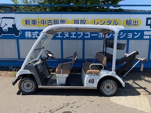 ヤマハ G30A(JY2) ガソリン式電磁誘導 ゴルフカート使用例 | 中古ゴルフカートを探す | 様々な用途で使用できるカート購入ならエヌエフコーポレーション